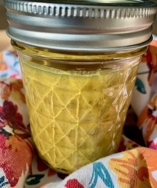 Nutritious Dressing with Chickpeas and Turmeric